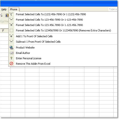Excel Phone Number Format Software 7 0 Review And Download