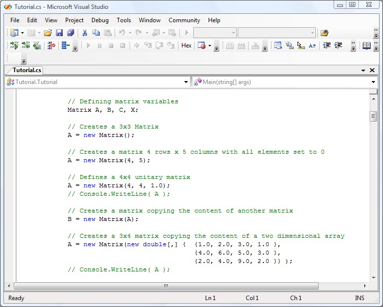.NET Matrix Library 32-bit Developer 5.0 review and download